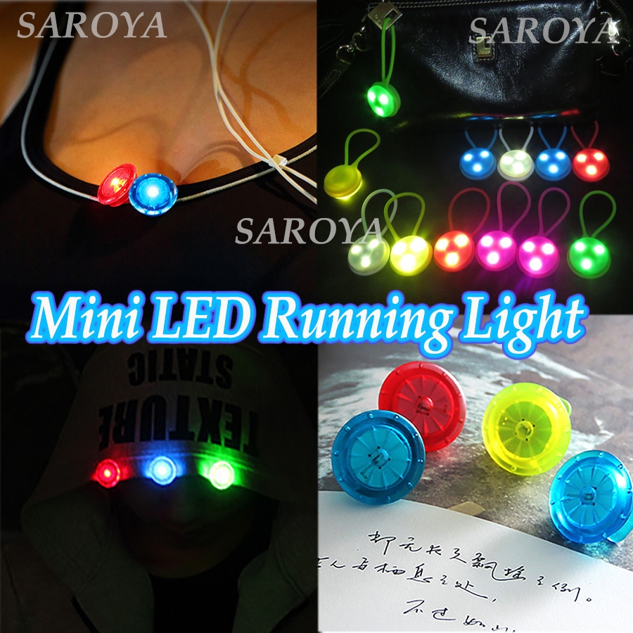 Running Light Waterproof Cycling Lamp Safety Light for Runners LED Clip ...