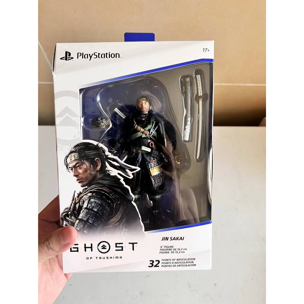 spin master Ghost of Tsushima Jin Sekai genuine Play station PS 6 ...