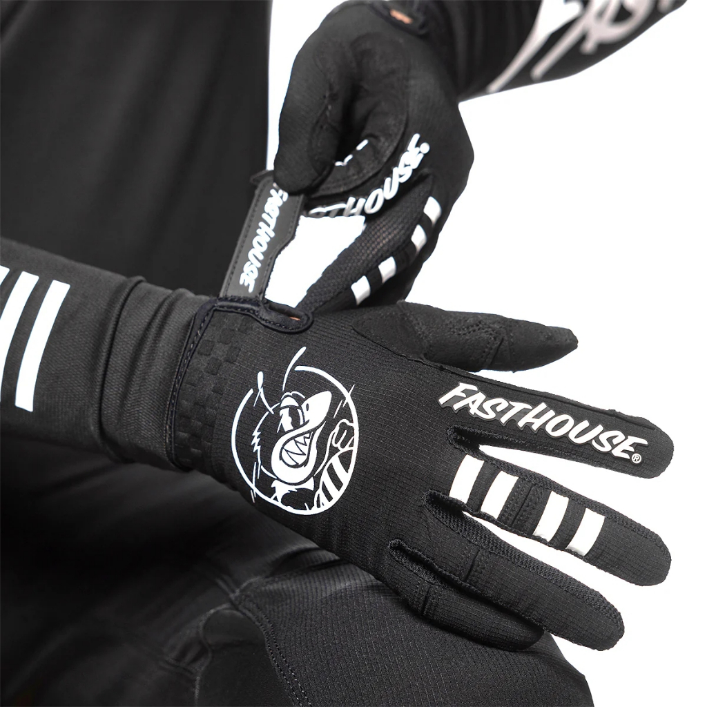 FASTHOUSE 2023 Two-color thin men's and women's long-finger full-finger ...