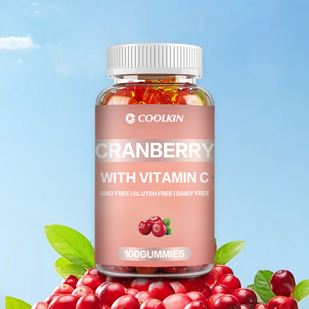 COOLKIN CRANBERRY Gummies，WITH VITAMIN C for Urinary Tract Health ...