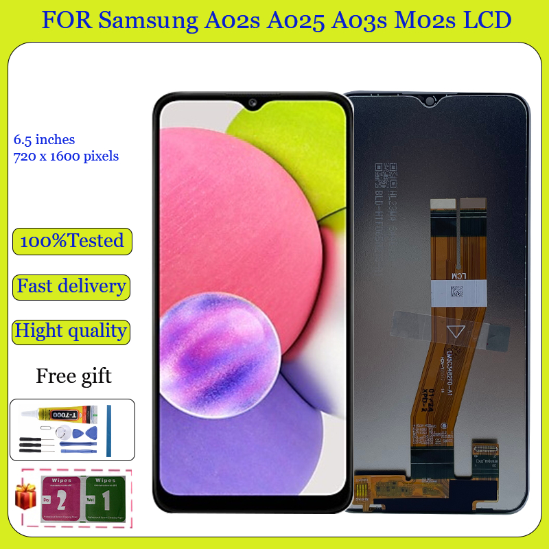 Original for Samsung Galaxy A02s A025 A03s M02s M03s A03 A035 A04E LCD Display Touch Screen ...