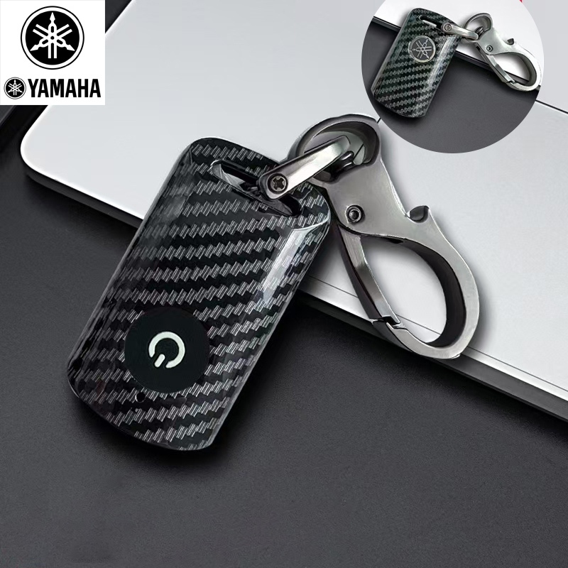 Carbon Fiber Car Key Cover Suitable For Yamaha Nmax v3 techmax/AEROX ...