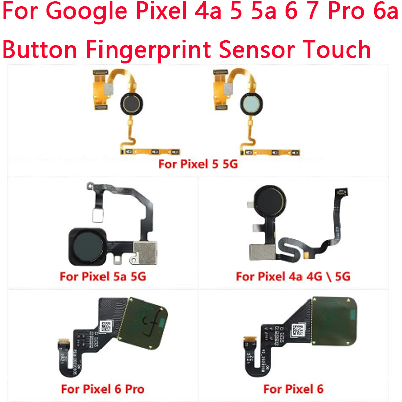 For Google Pixel 4a 5 5a 6 7 7a Pro 6a Home Return Button Key ...
