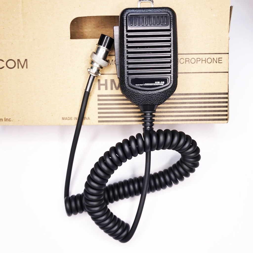 HM-36 Microphone for IC-718 IC-765 IC-761 IC-7200 IC-7600 IC-25 IC-28 ...