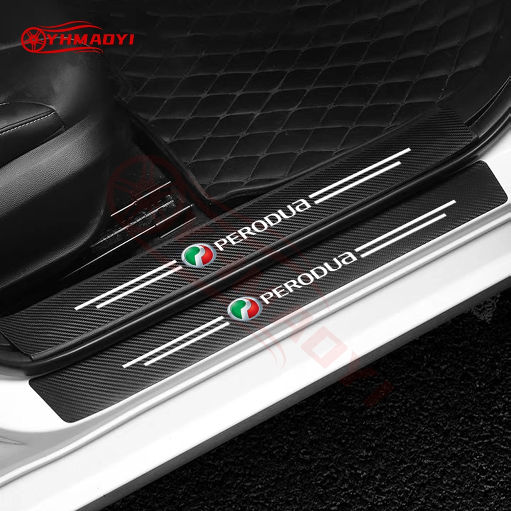 car door sill side step plate anti scratch protector sticker for ...