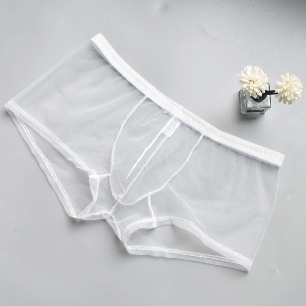 Ultra-thin Gauze Underwear Men's Breathable Sexy Transparent Men's ...