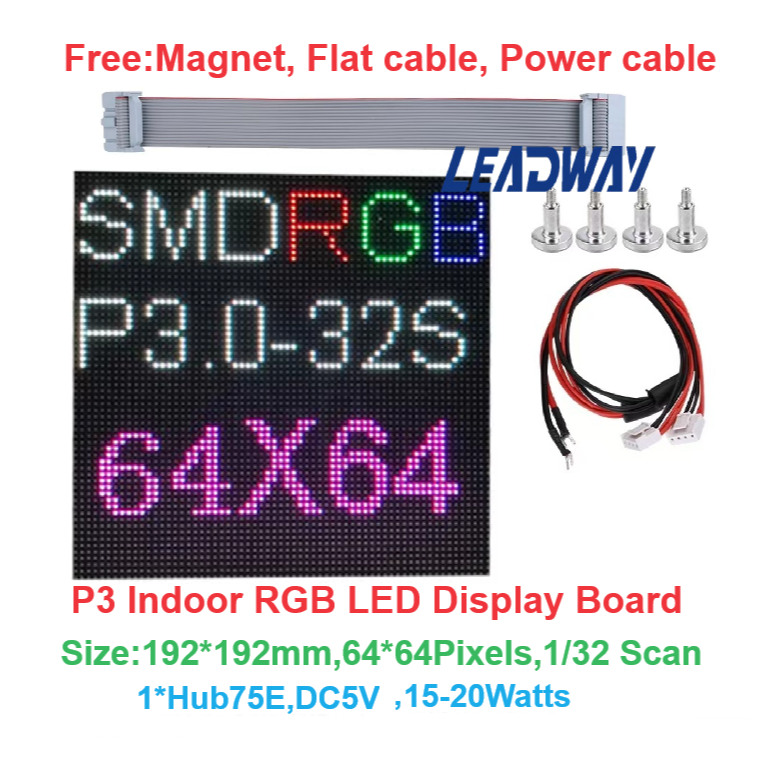 P3 Indoor Full Color LED Display Led Wall Screen Panel LED Signage LED ...