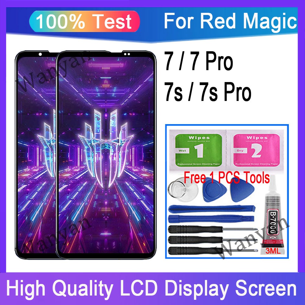 Original AMOLED Red Magic 7 7s 7 Pro 7s Pro LCD Display Touch Screen Replacement | Shopee Malaysia
