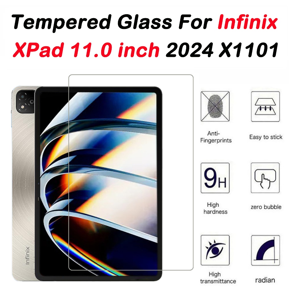 For Infinix XPad 11 inch 2024 X1101 9H Tempered Glass Infinix X Pad 11.0 inch FHD 2024 HD Tablet ...