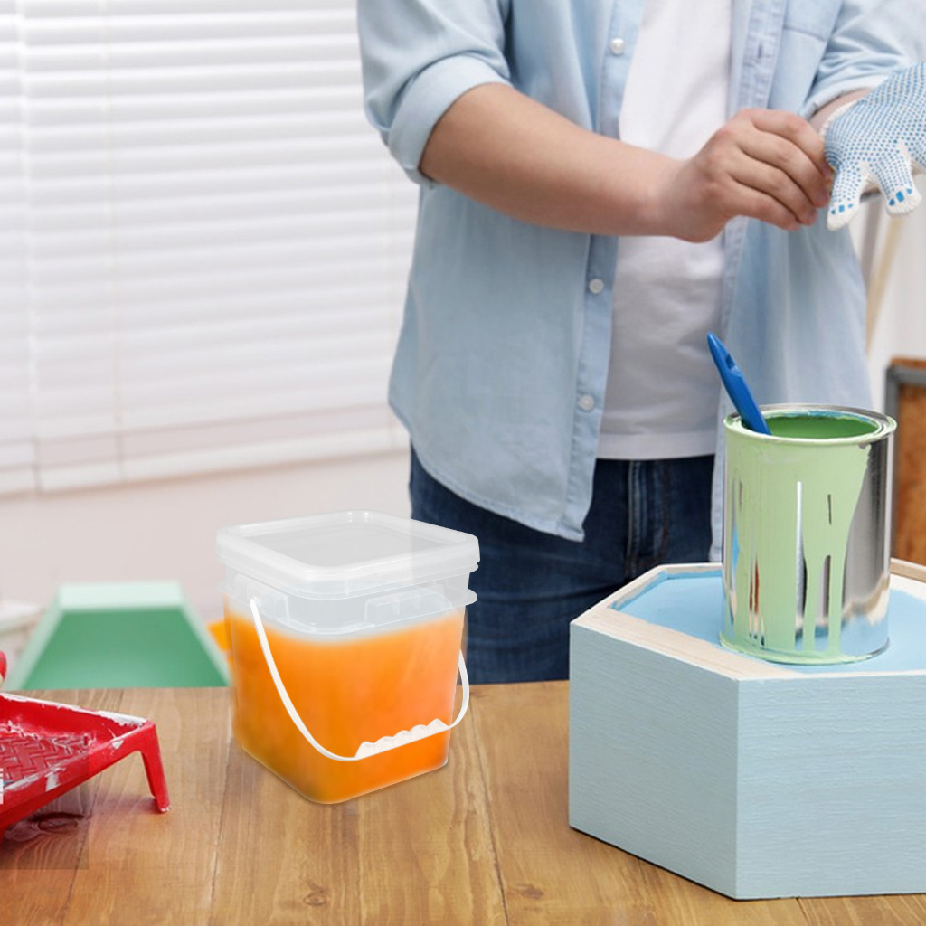 [Ready Stock] yuanhaoz 1PC 5L Paint Square Water Bucket Holder Chemical ...