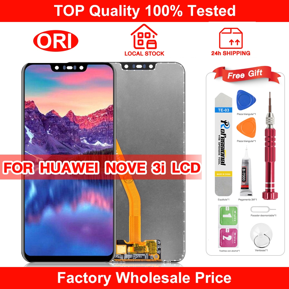 AMOLED LCD With Frame For Huawei Nova 3i LCD Display Touch Screen ...