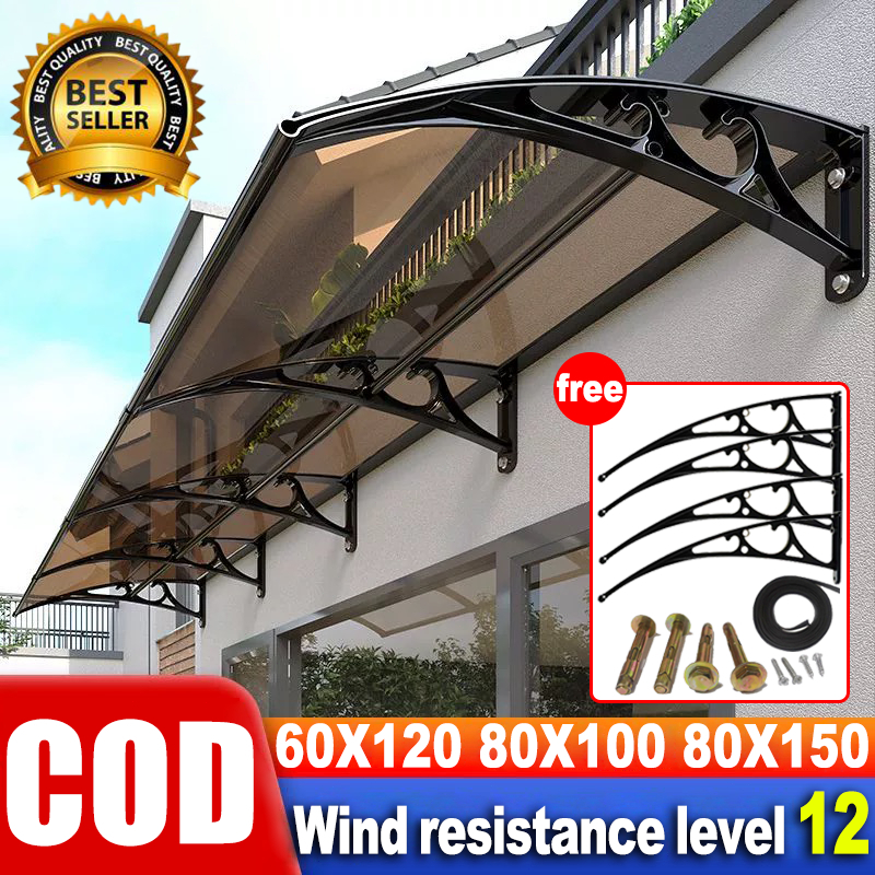 Awning Canopy Sunshield Roof Outdoor Sun Shade Net Rain Waterproof ...