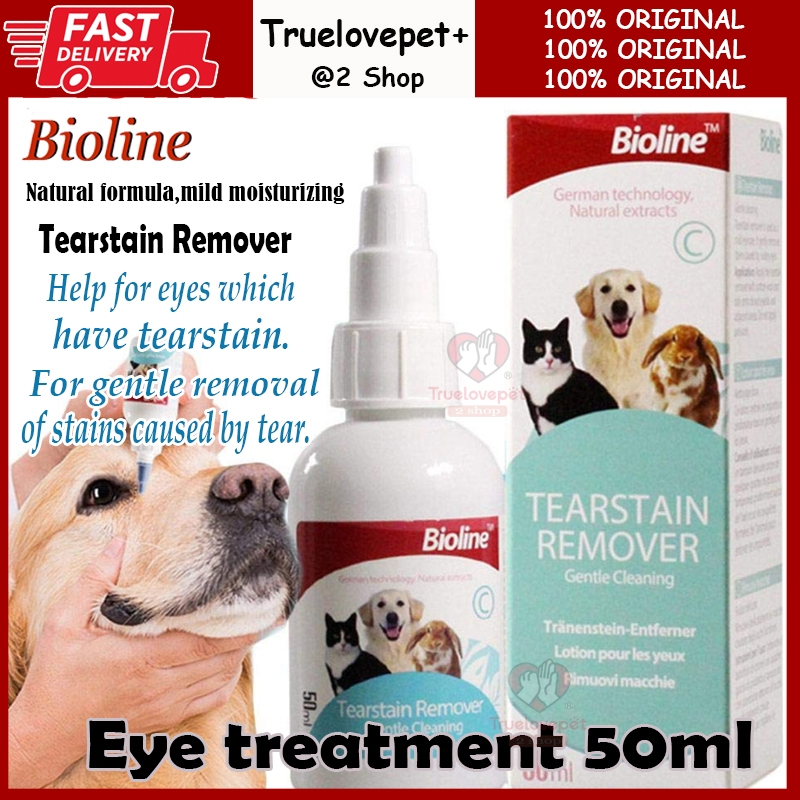 Bioline Tears Stain Remover Eye Drop Tear Drop for Cat & Dog Eye Drop ...