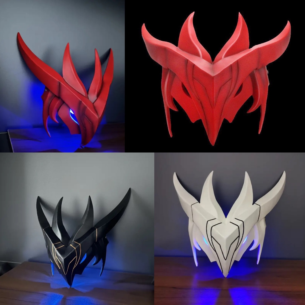 League of Legends/LOL Anime Game Cosplay Unforgotten Yone Half Face ...