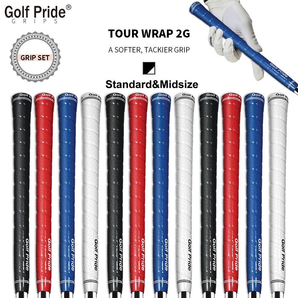 Standard and Midsize Tour Wrap Golf Grip 4 Colors TPE Material Golf ...