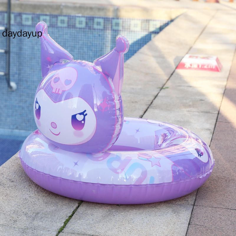 Children's Cartoon Inflatable Swimming Circle Boy and Girl Swimming ...