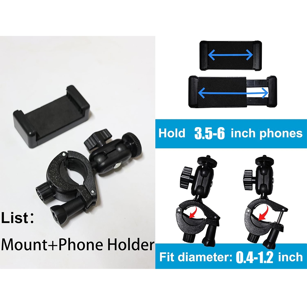 Cell Phone Live Stands Multi-Camera Clamps Tripod Pipe Rods Universal ...