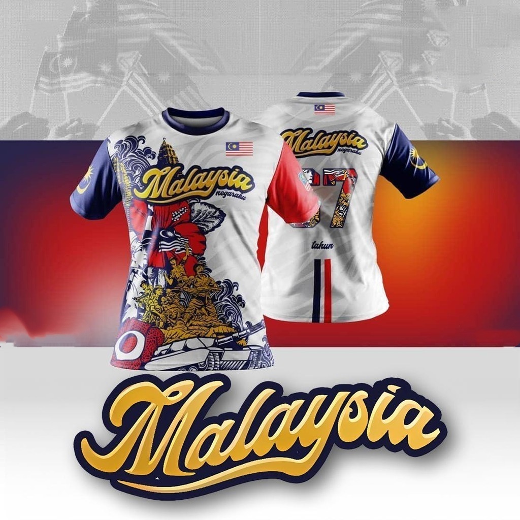 MERDEKA !! Baju Merdeka Corak New Stock 67 2024 Jersey Sublimation ...