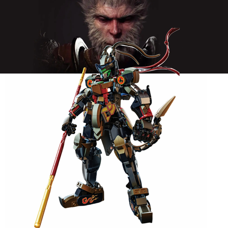 Black Myth: Wukong Model Sun Wukong mech Building Blocks Children's ...