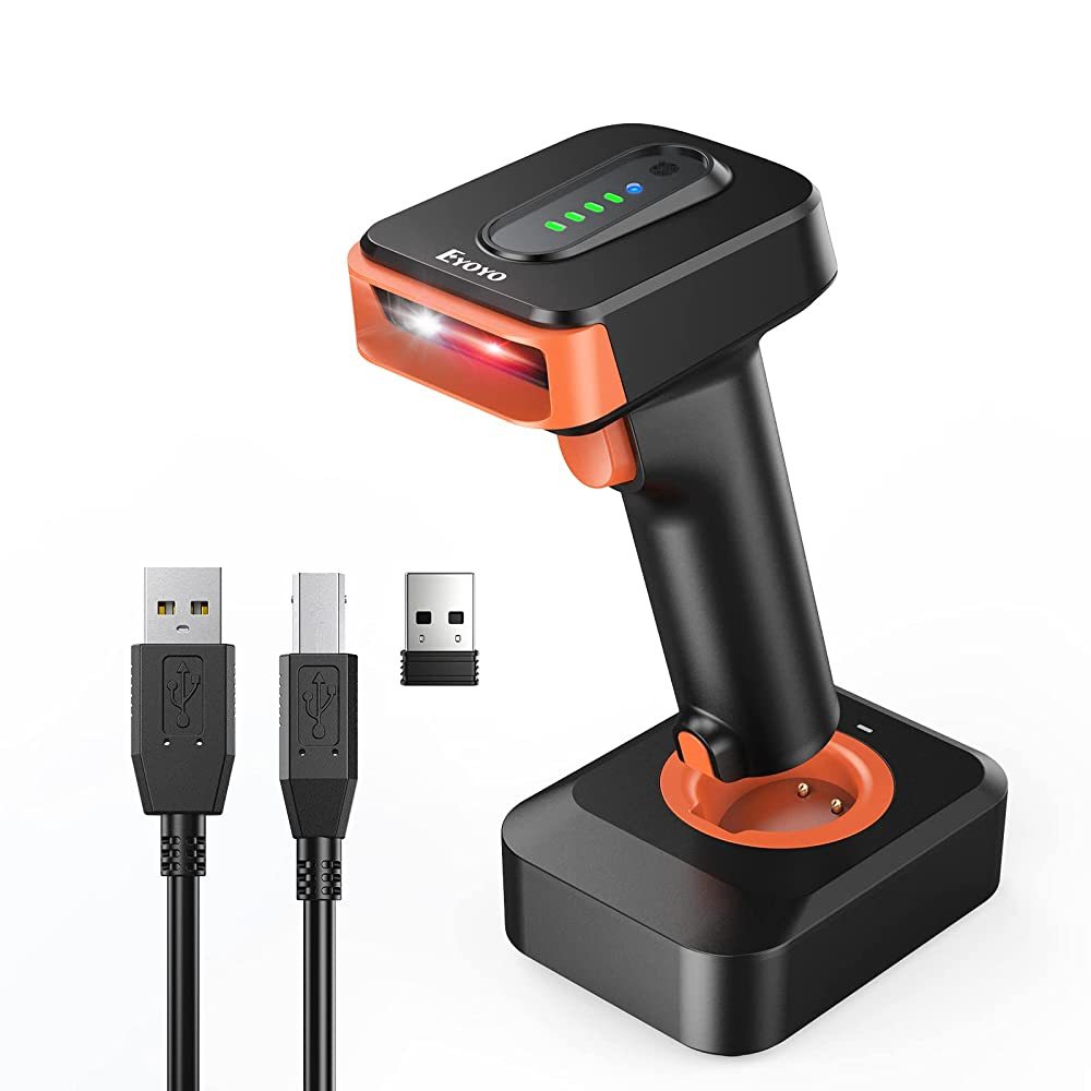 [Local stock]Eyoyo wireless barcode scanner Bluetooth USB Wired 2.4G ...