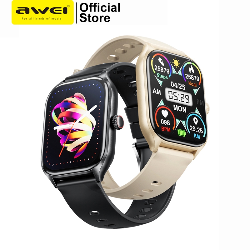 Awei H21 Sport Smart Watch Original Bluetooth Calling 2.01inch Full ...