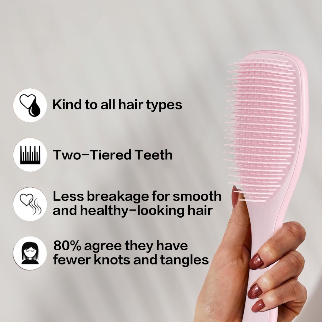 New women's comb princess wet and dry smooth hair comb clever handle ...