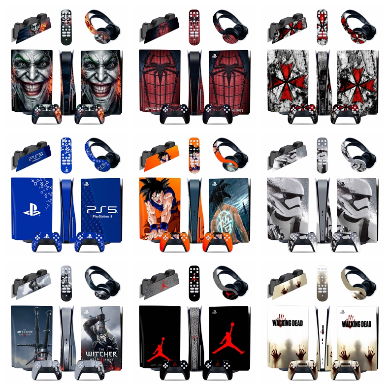 50 Colors Full Set Skin Sticker Compatible With PS5 Console Digital ...