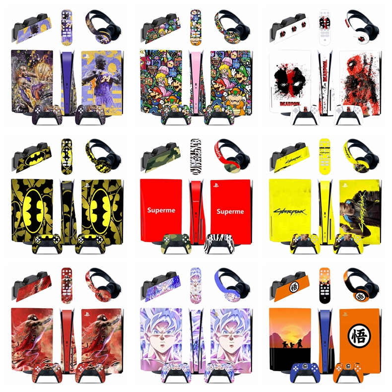 35 Colors Full Set Skin Sticker Compatible With PS5 Console Digital ...