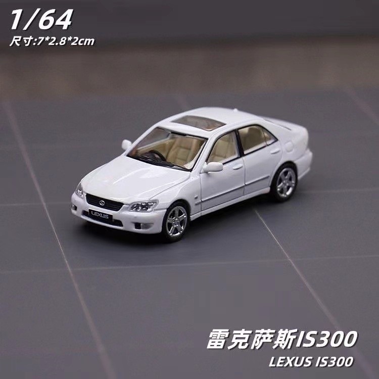 JKM 1/64 Lexus IS300 Diecast car Car Model Simulation Small Scale Alloy ...