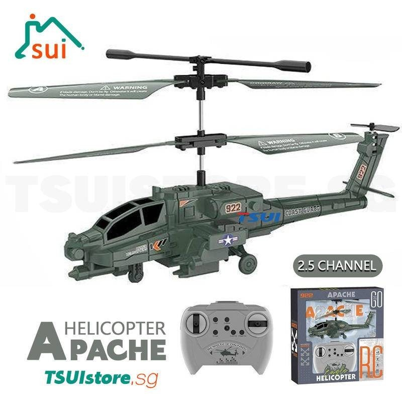 RC Apache Helicopter Plan Flying Toy Remote Control Airplane With ...