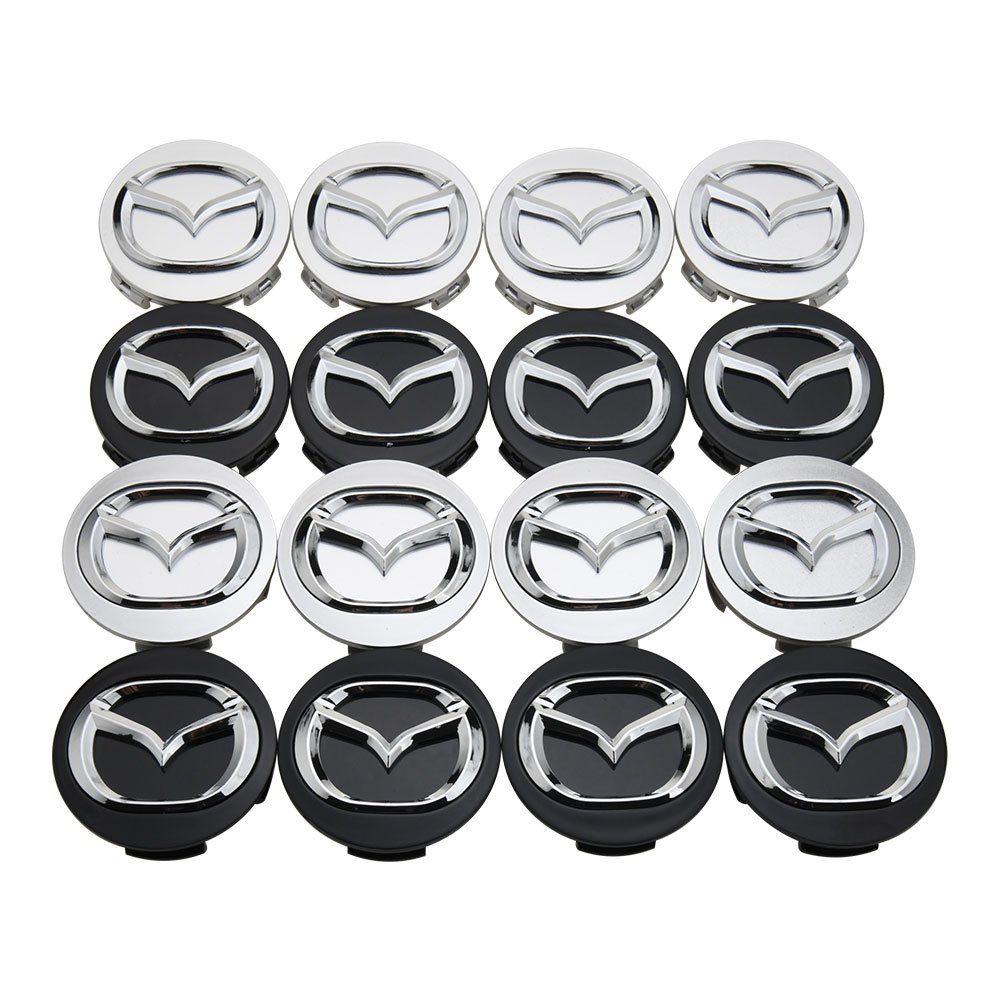 4 Units Mazda Rim Cap 56MM 57MM Alloy Wheel Center Caps Tyre Hub Caps ...