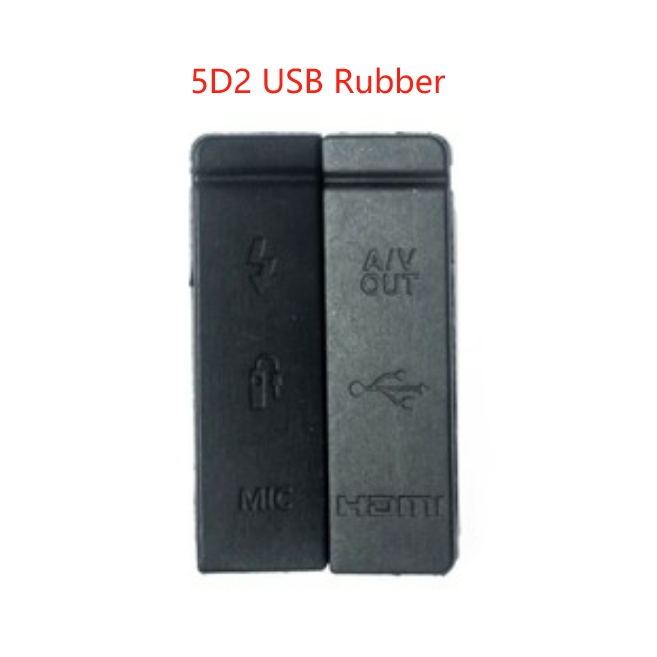 New Rubber Body USB Cover Lid Cap For Canon EOS 5D Mark ii / 5DII / 5D2 ...