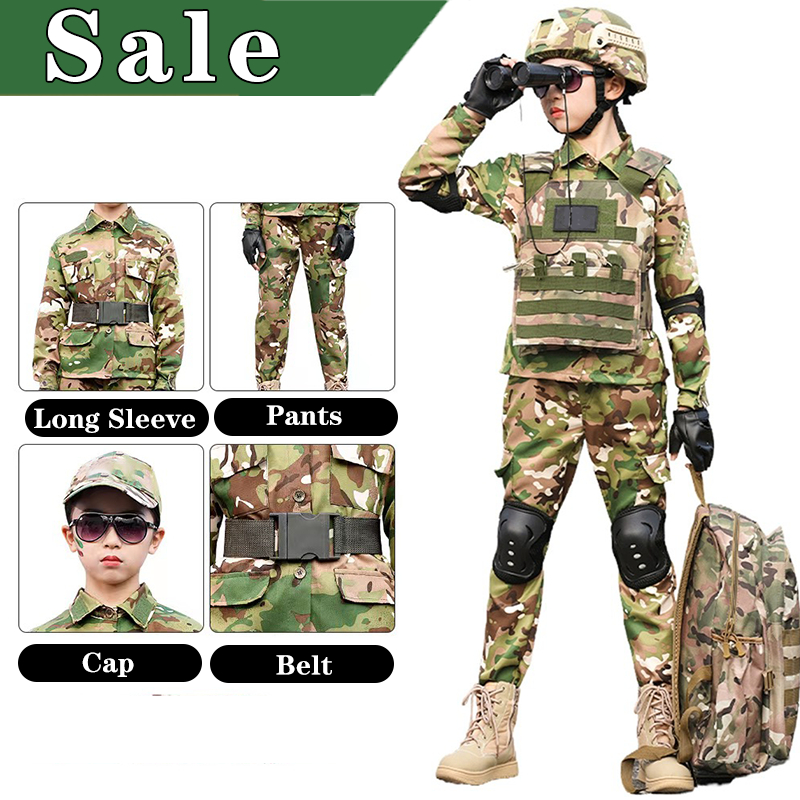 Kids Army Soldier Fancy Dress Costume Military Soldier | Shopee Malaysia