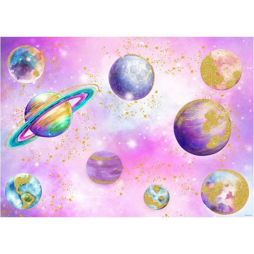 5x3ft Pink Galaxy Photography Backdrop Outer Space Theme Birthday Party ...