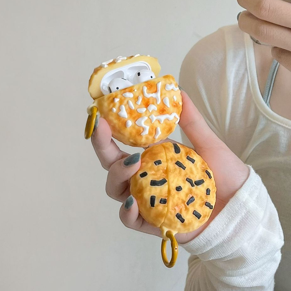 3D Cartoon Rice Cake Case for AirPods Pro2 Airpod Pro 1 2 3 Bluetooth ...
