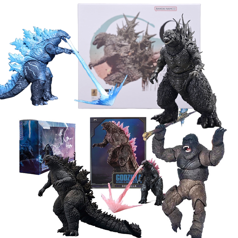 NECA Godzilla Action Figure Godzilla x Kong the new emprire 2024 Toys SHM Monster Nuclear Jet ...
