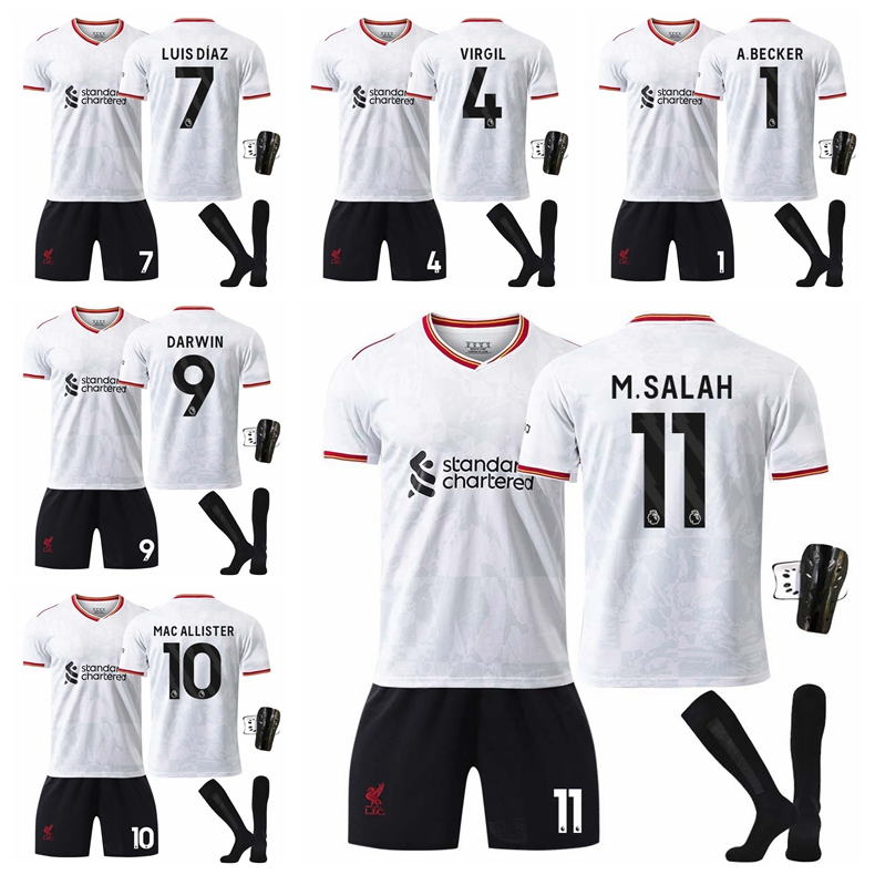 2024-25 Season Liverpool Second Away Adult Kids Football Jersey Kit ...
