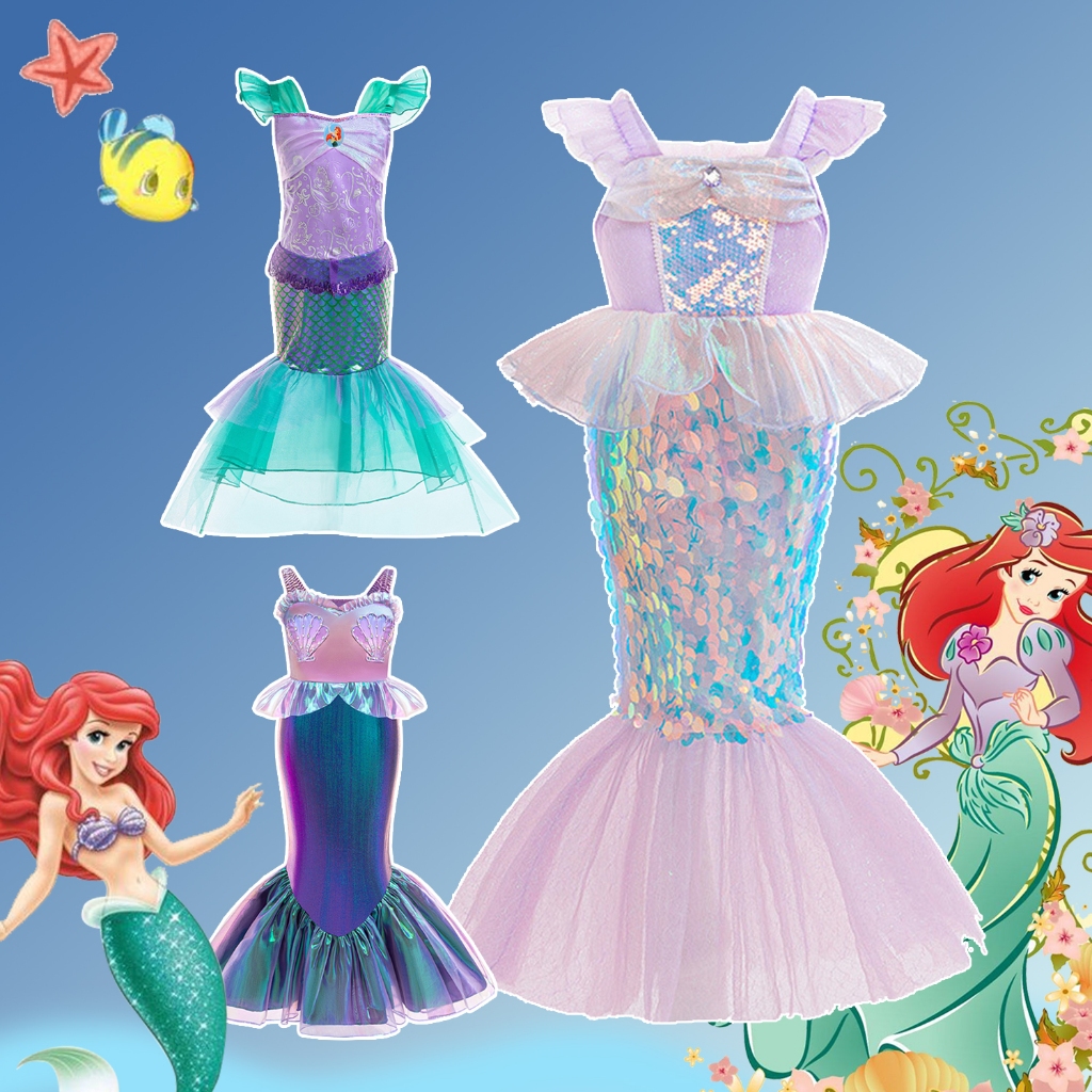 Baby Girls Dress, Mermaid Princess Dress baju merdeka budak perempuan ...