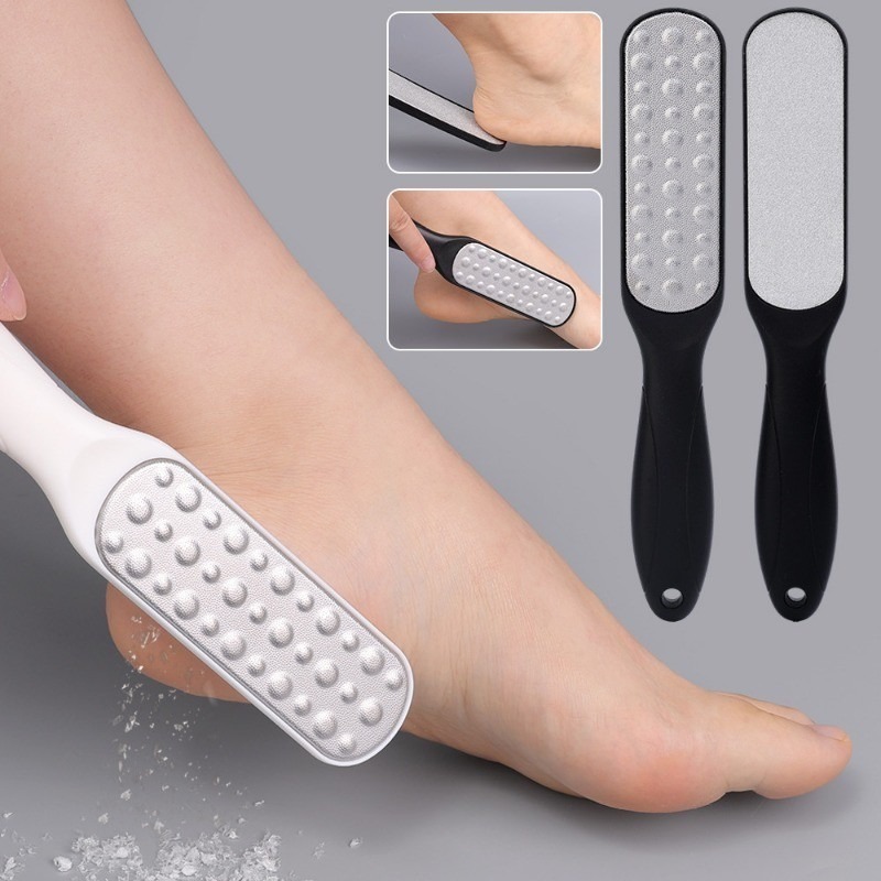 Double-sided Foot Calluses File Exfoliating Scrub Brush Stainless Steel ...