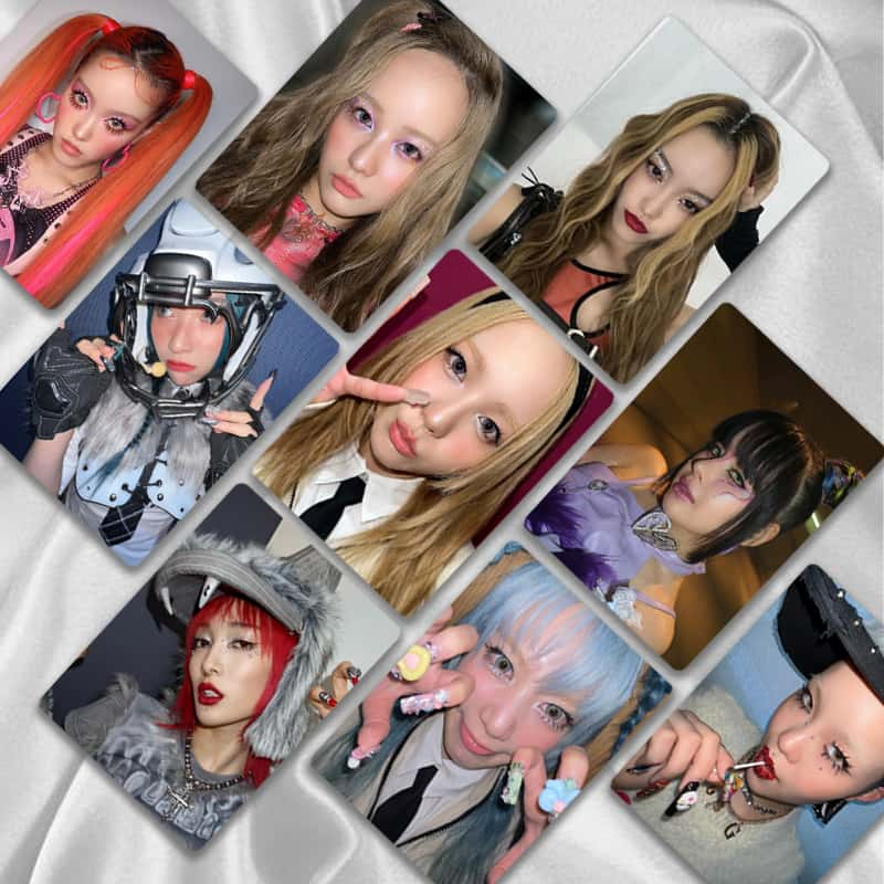 50-55 Pcs XG Holographic Laser Lomo Card Kpop Photocards 2023 SEASON'S ...