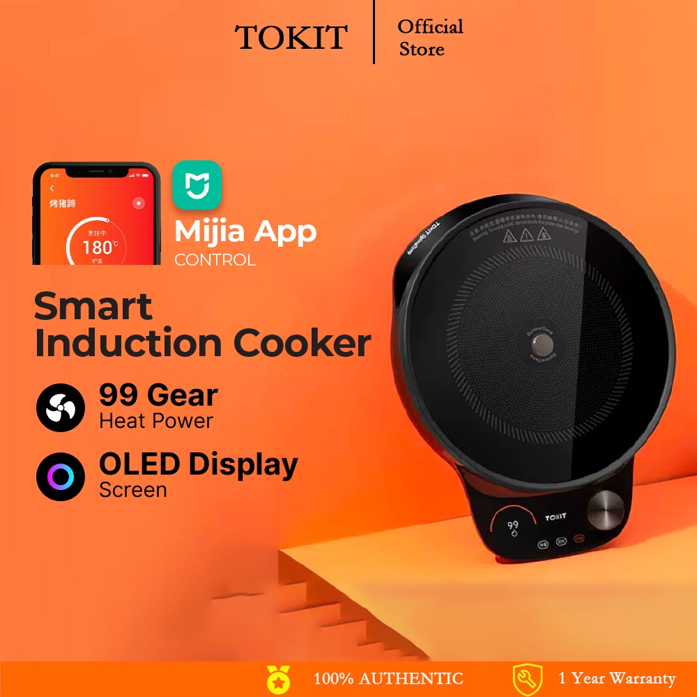 Tokit Smart Induction Cooker Entry OLED Display Screen (1.32") | Shopee ...