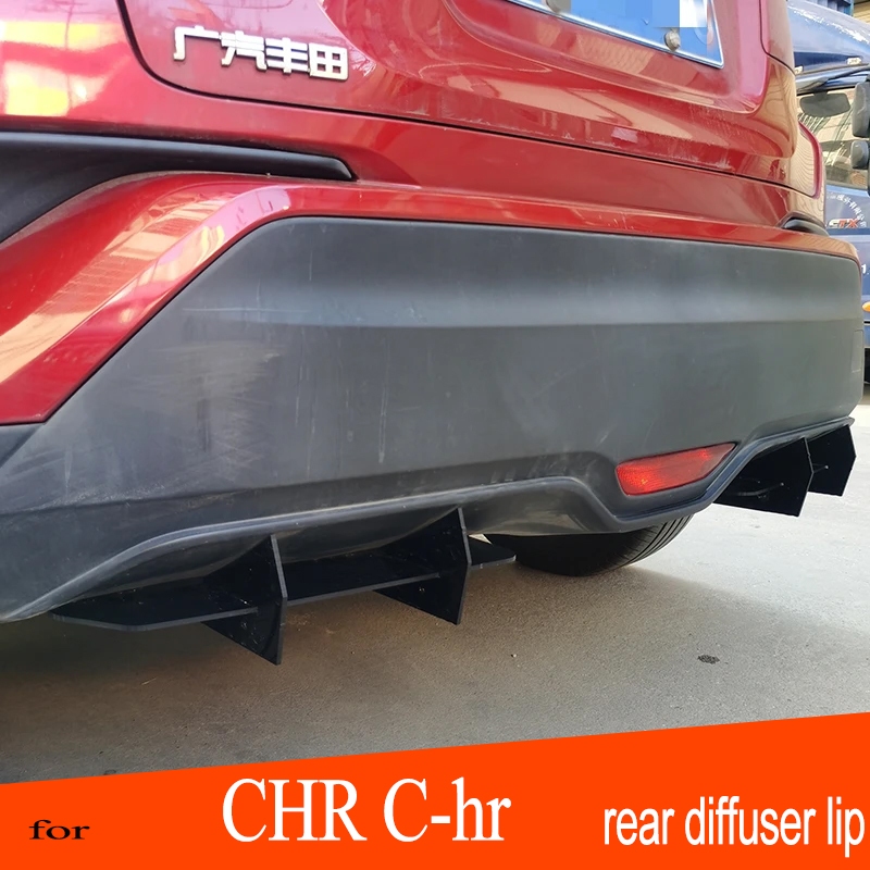 For Toyota CHR C-hr 2017 2018 2019 2020 Year Rear Diffuser Bumper Lips ...