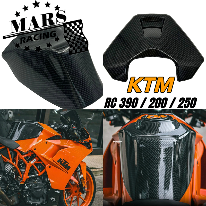 Motorcycle Carbon fiber pattern Tank Pad Sticker Tank Protect Cover ...