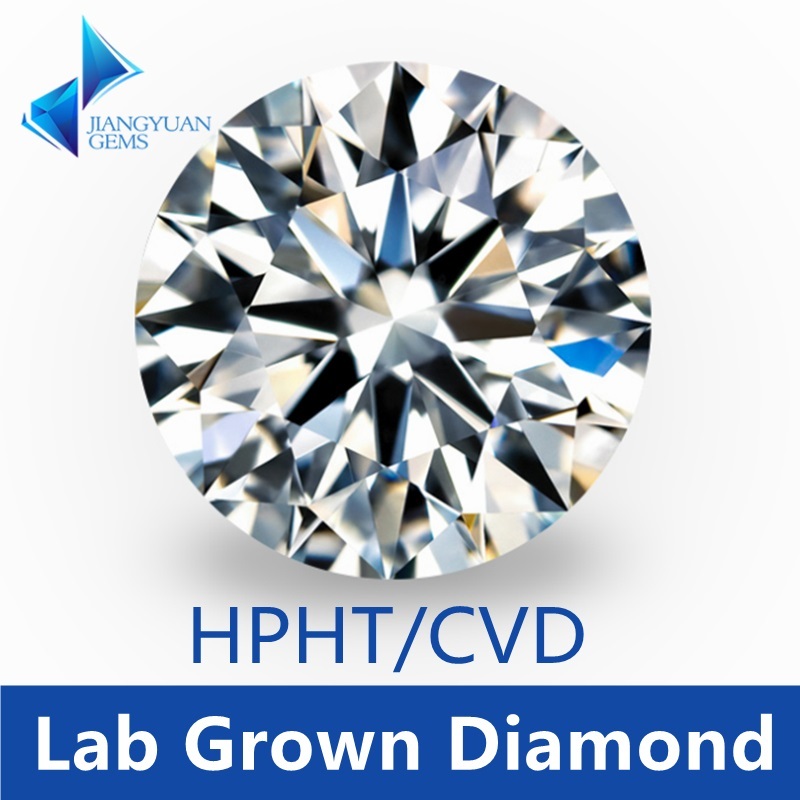 1ct 1.5ct 2ct 2.5ct 3ct Round Cut Loose Lab Grown Diamond HPHT DEF VS (without IGI certificate ...