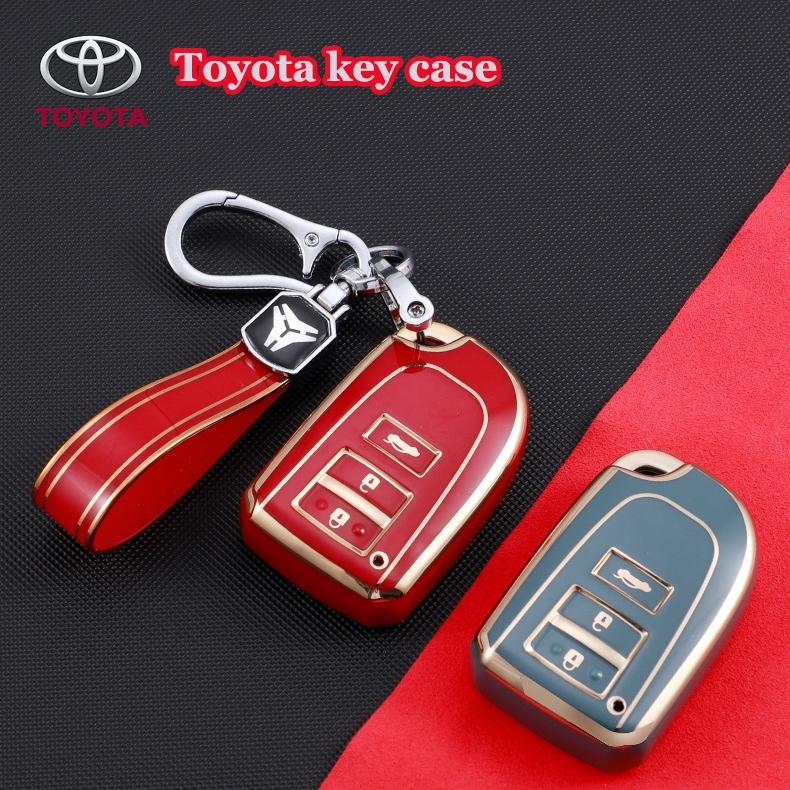 Toyota vios yaris key cover Toyota vios yaris car key case keychain ...