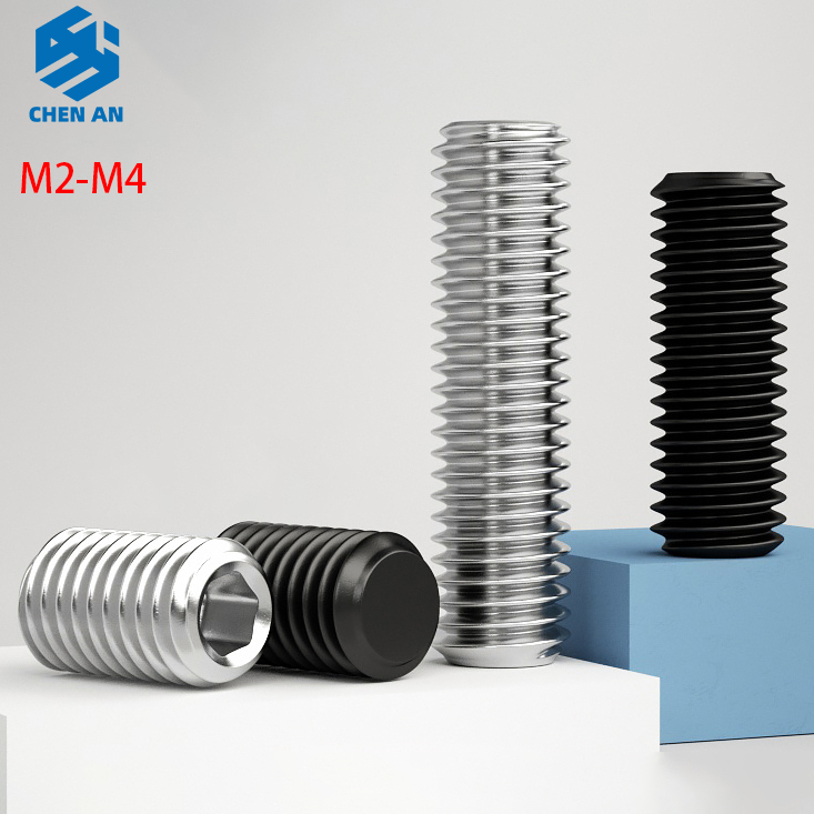 M2 M3 M4 Headless Set Screw Grub Metric 304 Stainless Steel Hex Allen ...