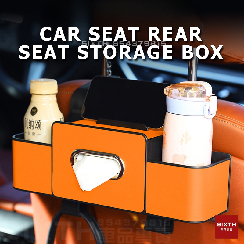 Multifunctional Car Storage Box Seat Back Car rear seat storage rack ...