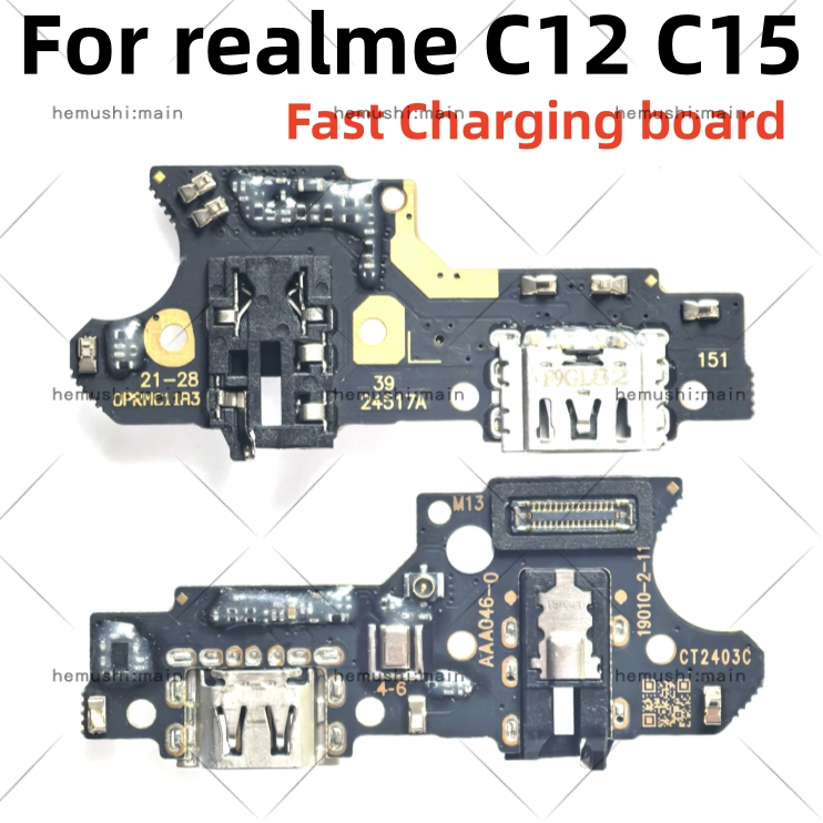 USB Charging charger port board for realme C12 C15 Mainboard Flex USB ...