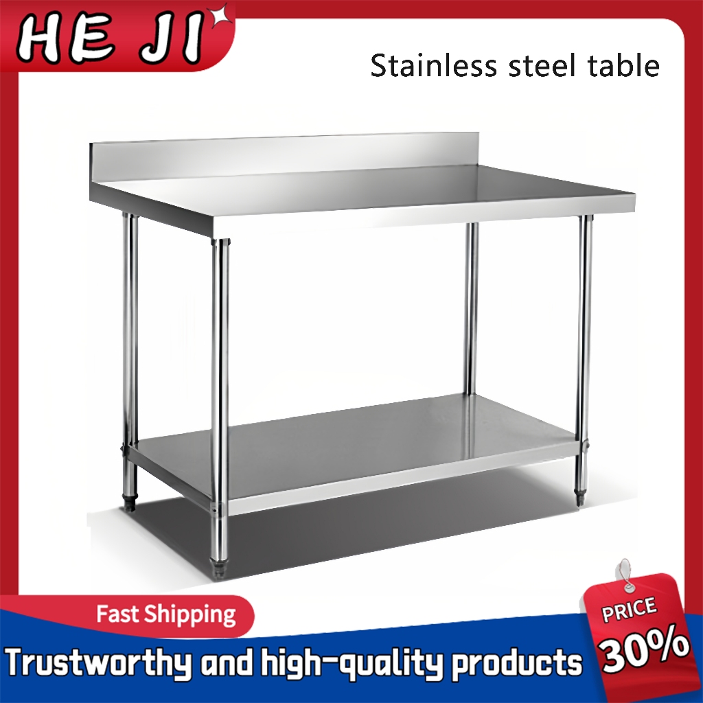 304 stainless steel workbench kitchen storage table kitchen ...