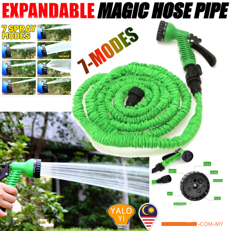 Telescopic Water Pipe Magic Hose Pipe High Pressure Gun Car Garden with ...